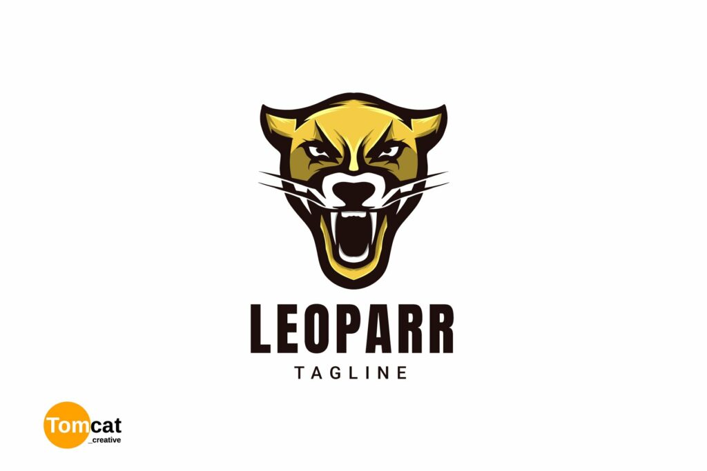 Leopard Head Logo Design – MasterBundles