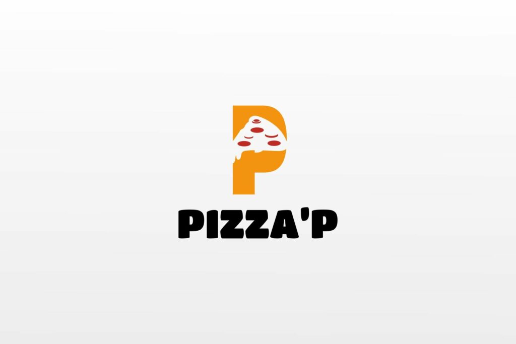Letter P logo pizza icon vector – MasterBundles