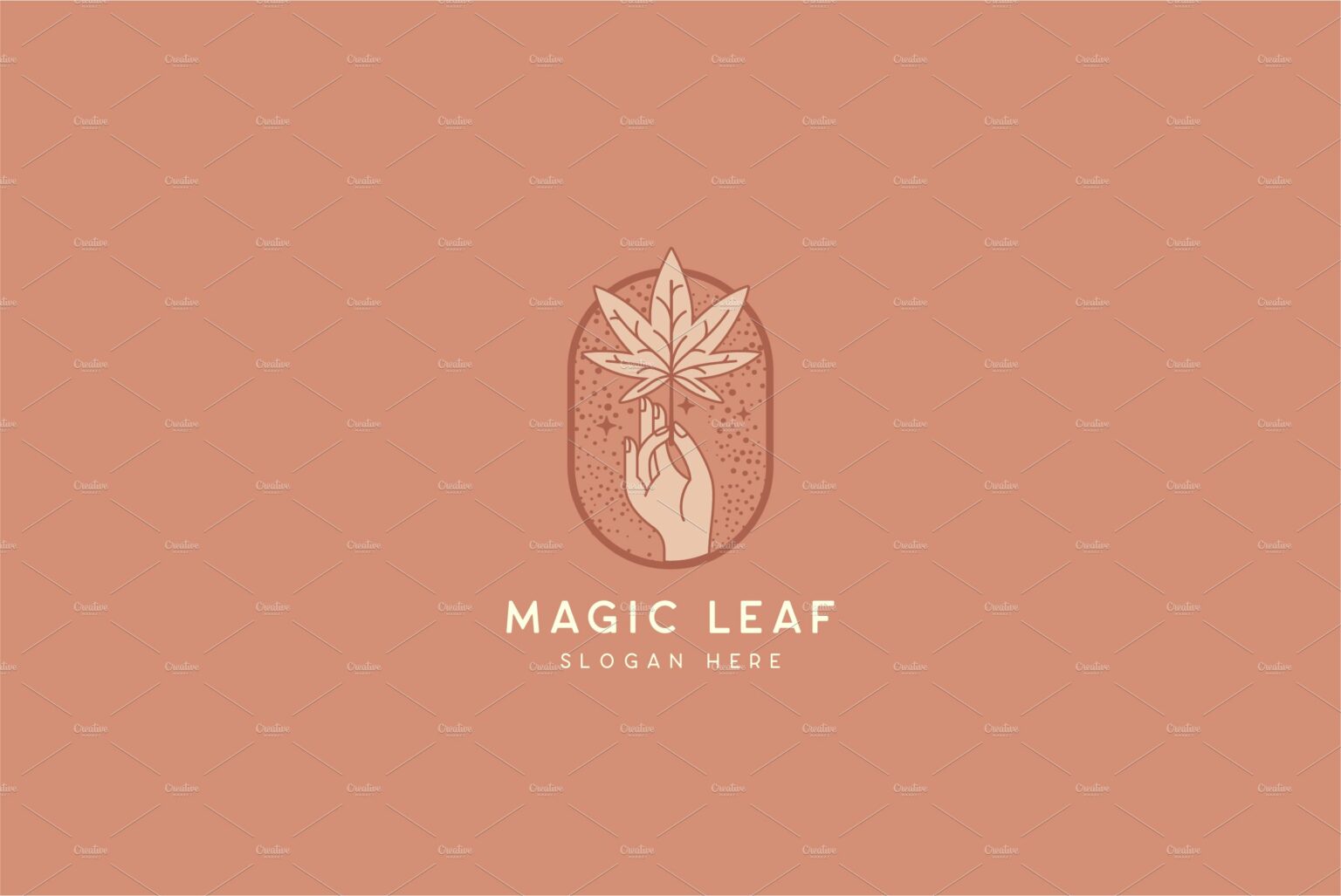Magic Leaf Cannabis Logo Template – MasterBundles