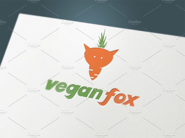 logo "concept fox-carrot" – MasterBundles