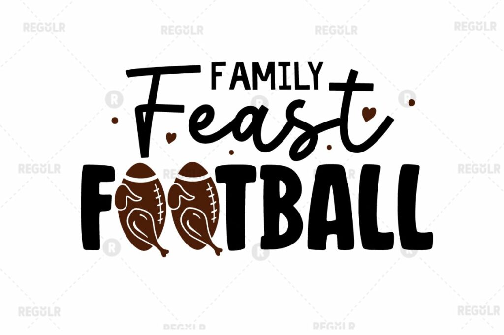 Family feast football SVG – MasterBundles