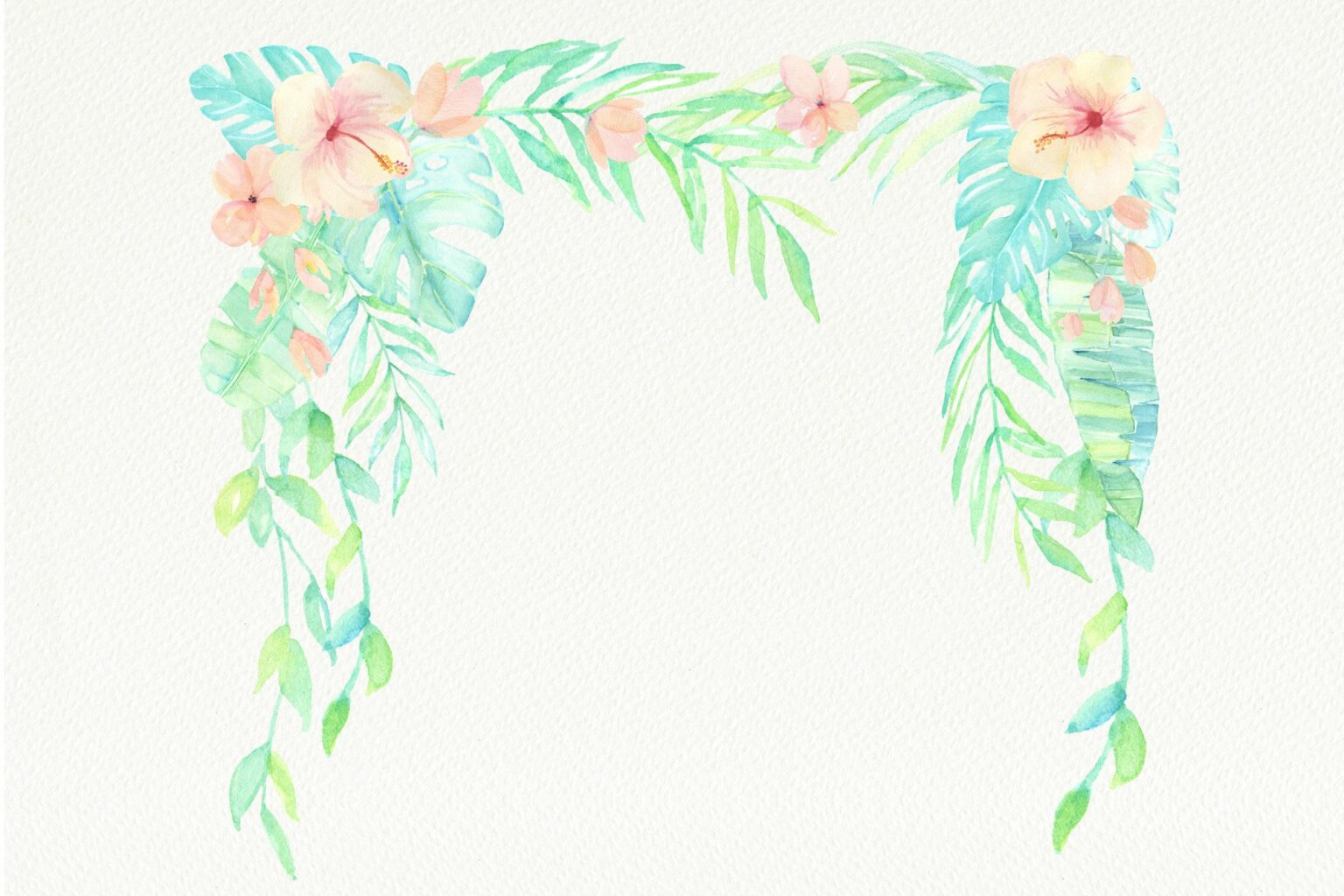 Bahama Beach Tropical Frames Clipart – MasterBundles