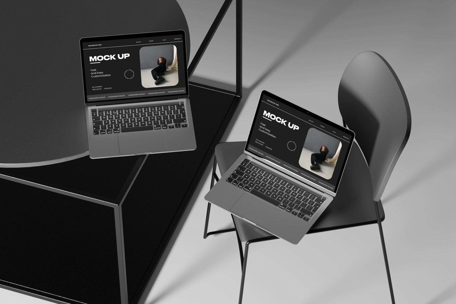 Macbook Pro Mockup Vol.7 – MasterBundles