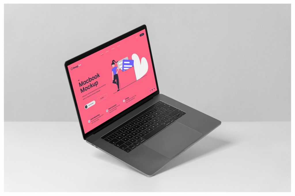 MacBook Mockups - Workspace Mockups – MasterBundles