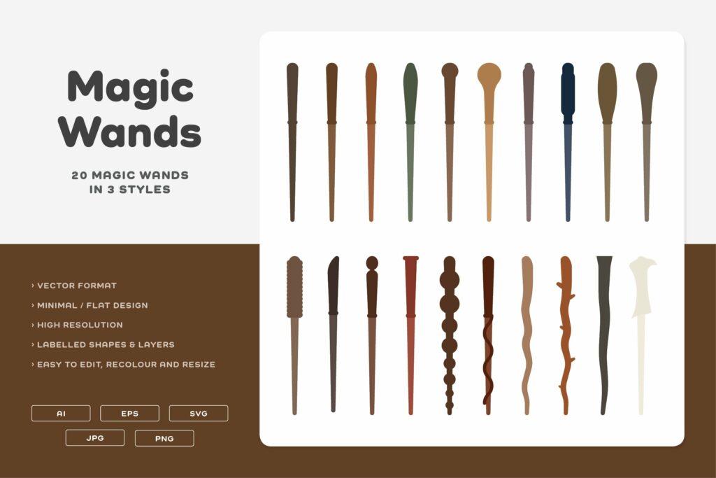 Magic Wands – MasterBundles