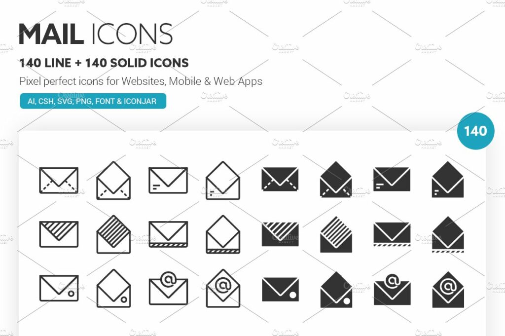 Mail Icons – MasterBundles