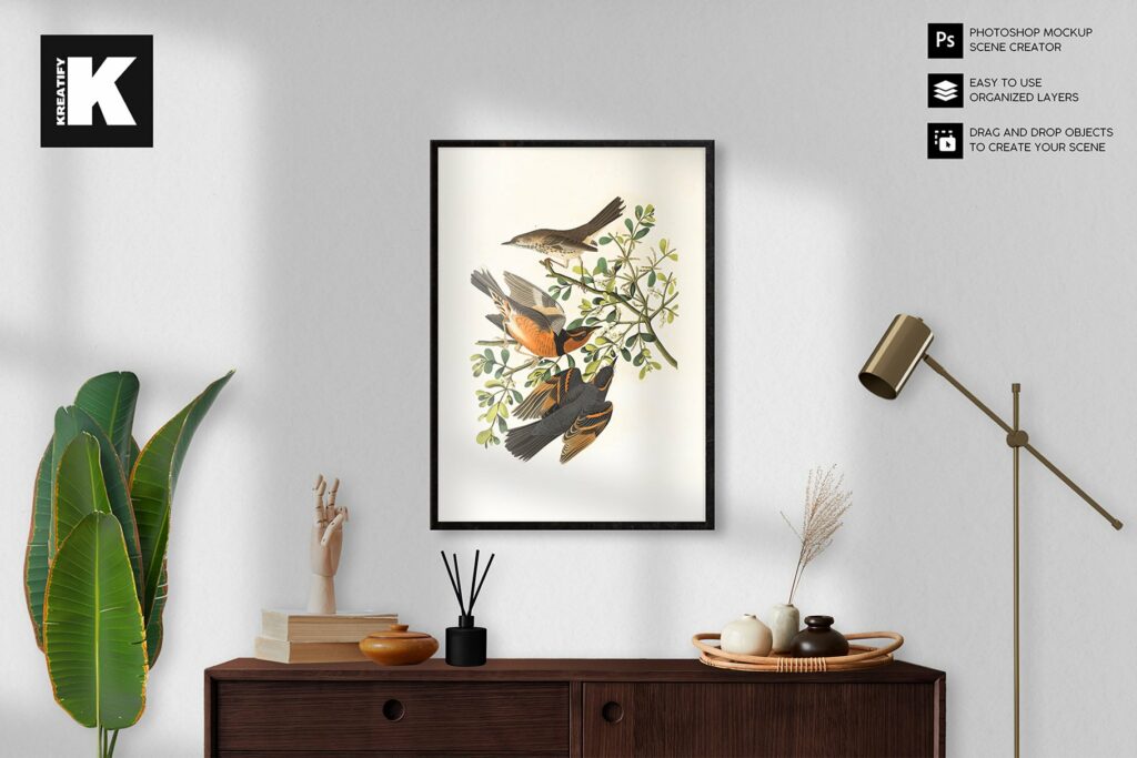 Canvas Frame Scene Creator Mockup – MasterBundles