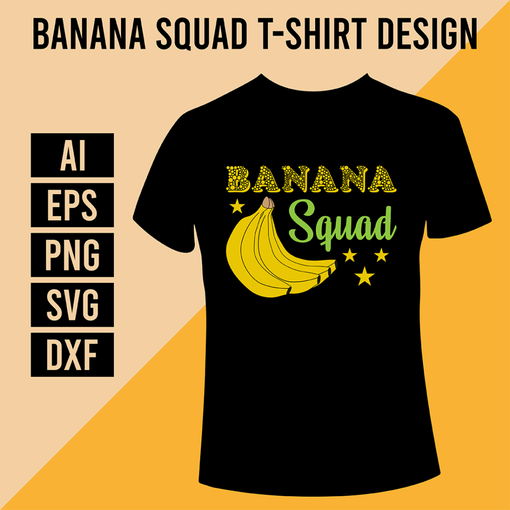 Banana Squad T-Shirt Design - MasterBundles