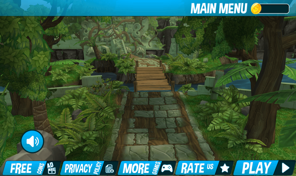 Forest Game UI Editable Template - MasterBundles