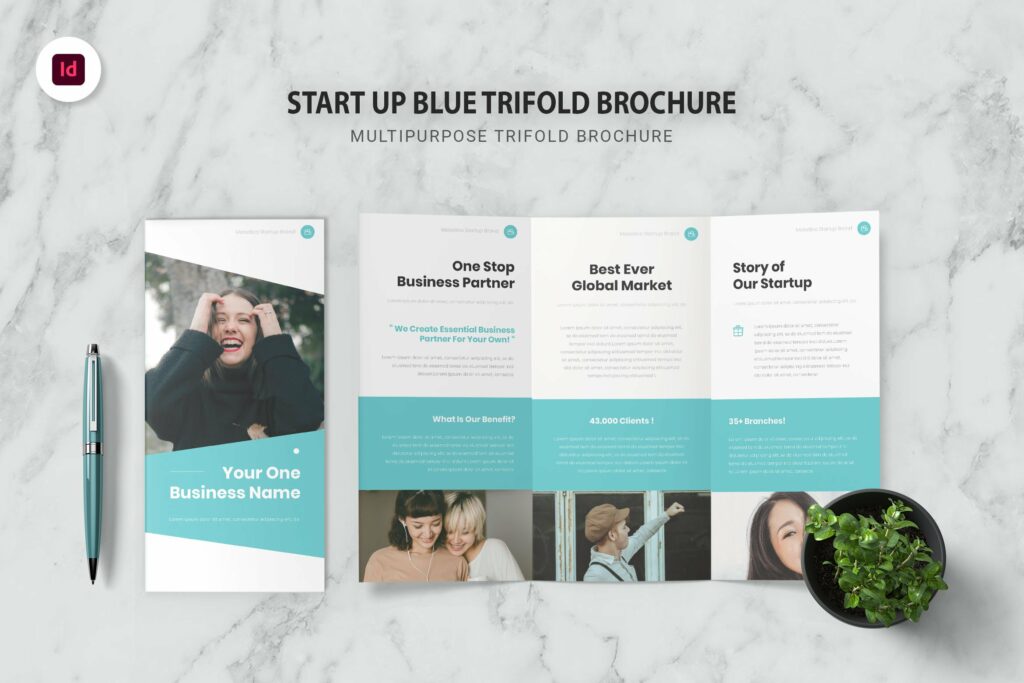 Startup Creative Trifold Brochure – MasterBundles