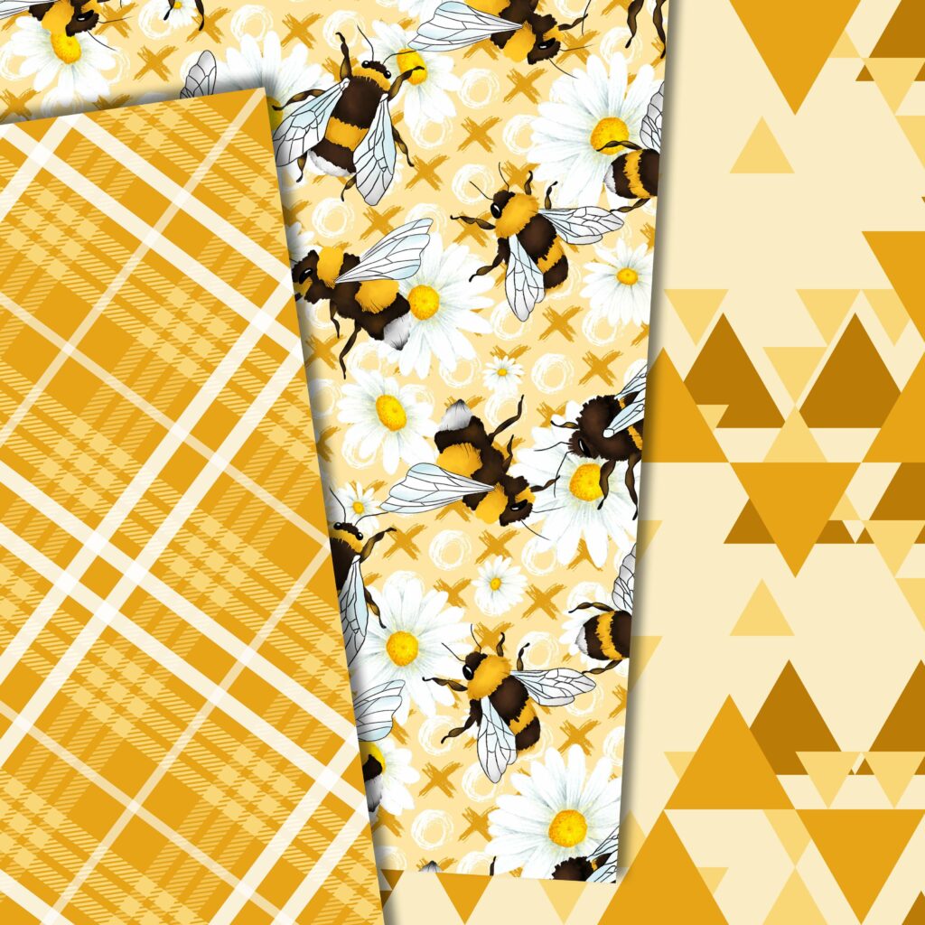 Bee digital paper – MasterBundles