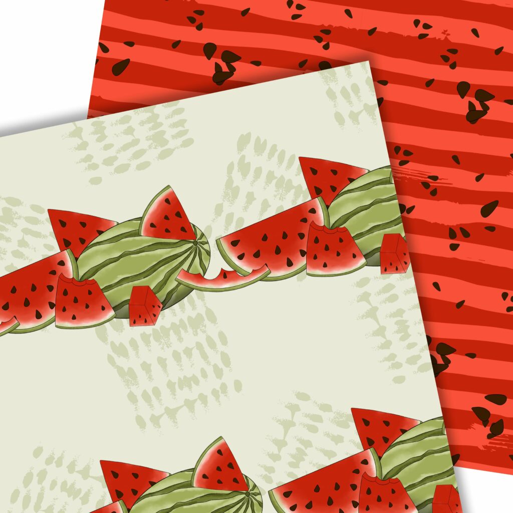 Watermelon pattern – MasterBundles