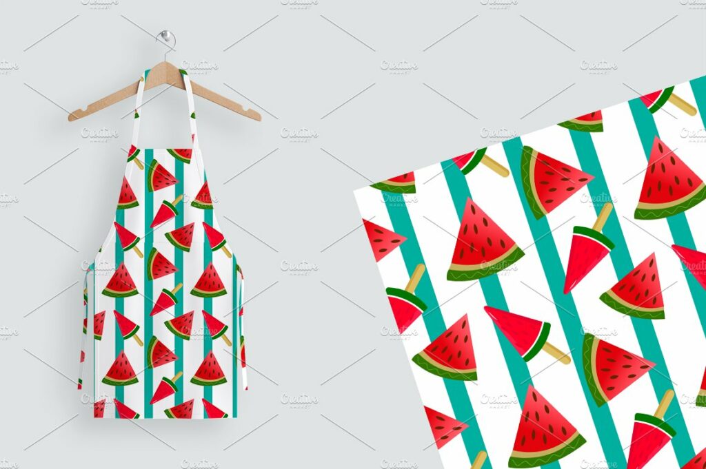 Two watermelon patterns. – MasterBundles