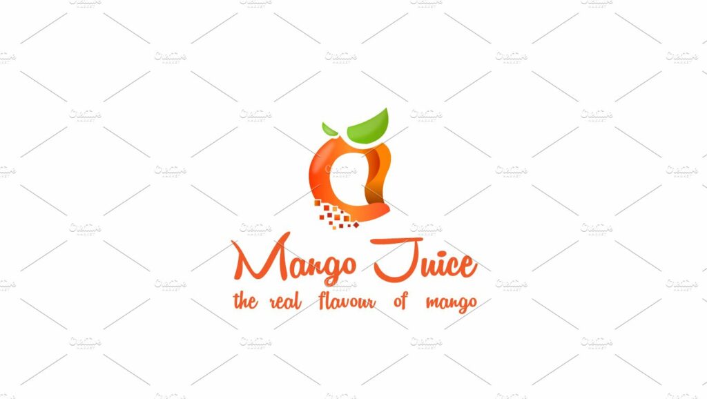 Mango Juice Logo Template – MasterBundles