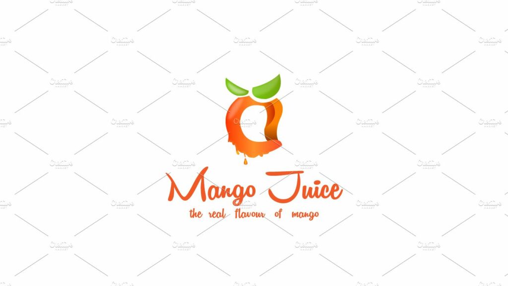 Mango Juice Logo Template – MasterBundles