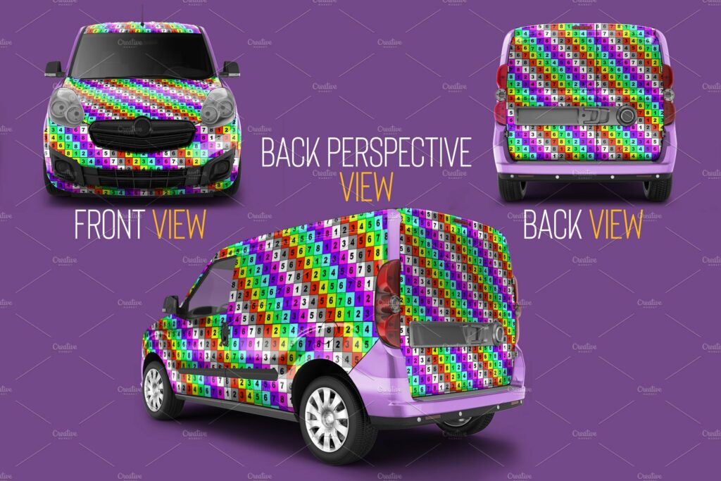 Photorealistic PSD Cargo Car Mock-up – MasterBundles