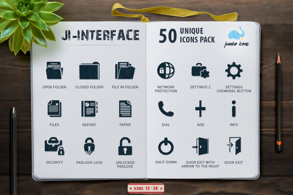 Glyph Icons Interface Set – MasterBundles