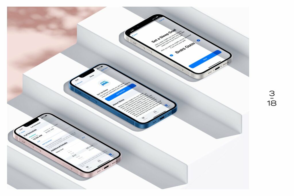 iPhone 13 mockup Psd Sketch Figma – MasterBundles
