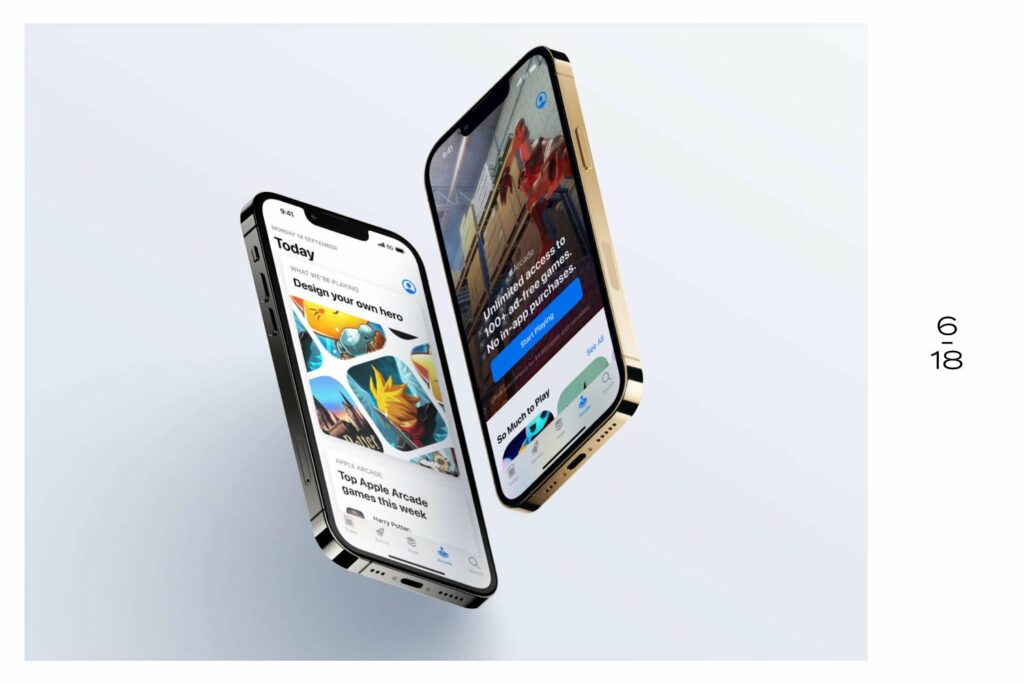 iPhone 13 mockup Psd Sketch Figma – MasterBundles