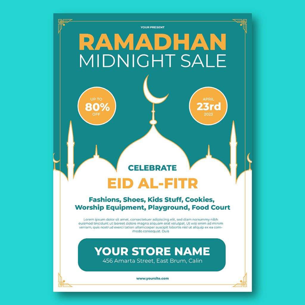 Ramadhan Midnight Sale Flyer - MasterBundles