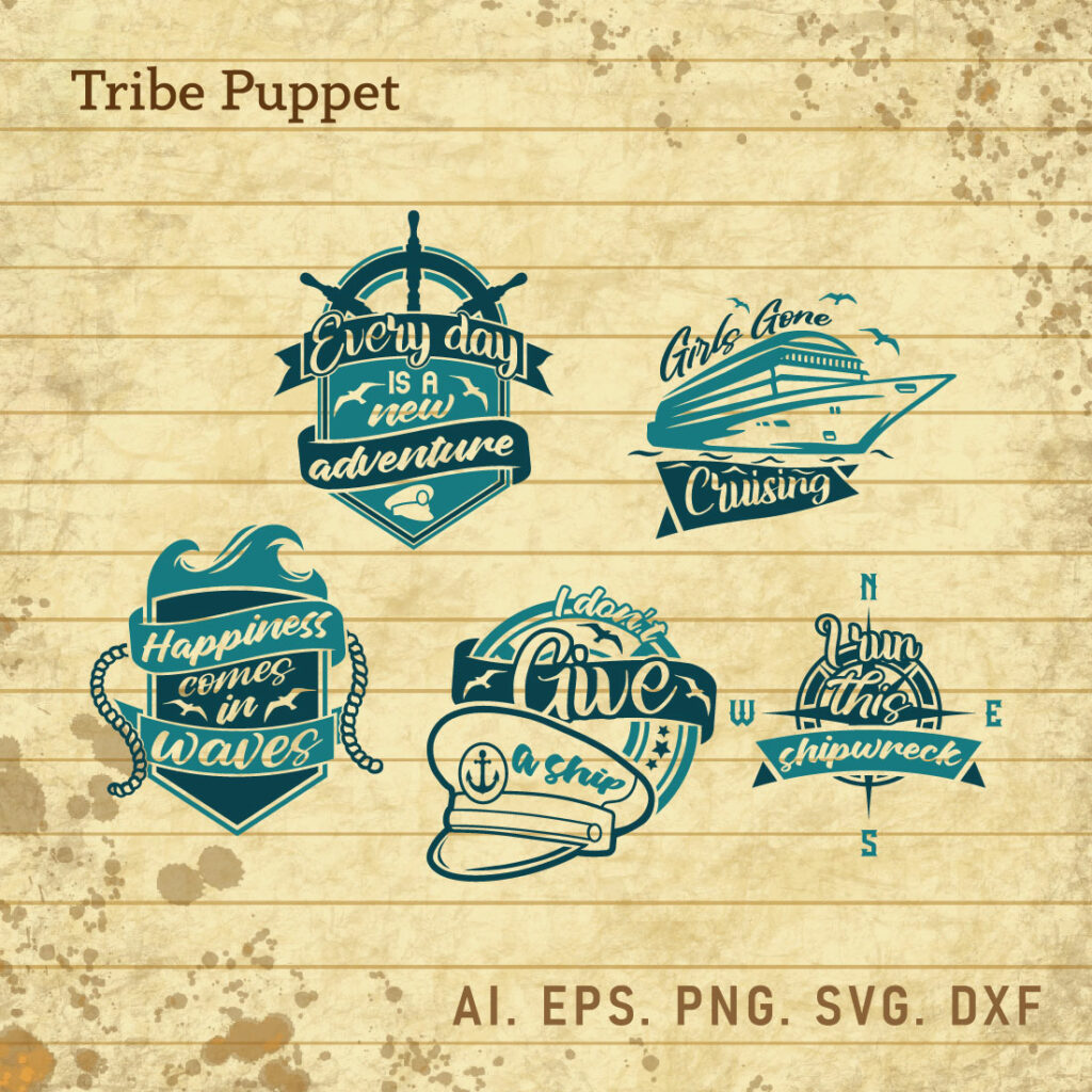 Nautical Typography 02 - MasterBundles