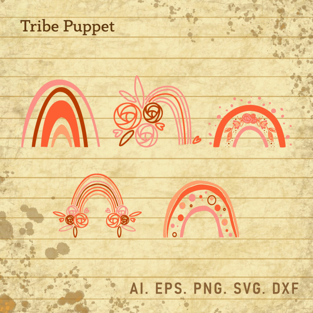 Boho Rainbow - MasterBundles