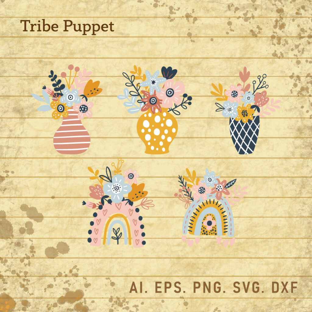 Boho Rainbow 01 - MasterBundles