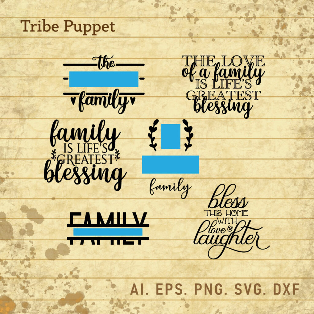 Family Typo 01 - MasterBundles