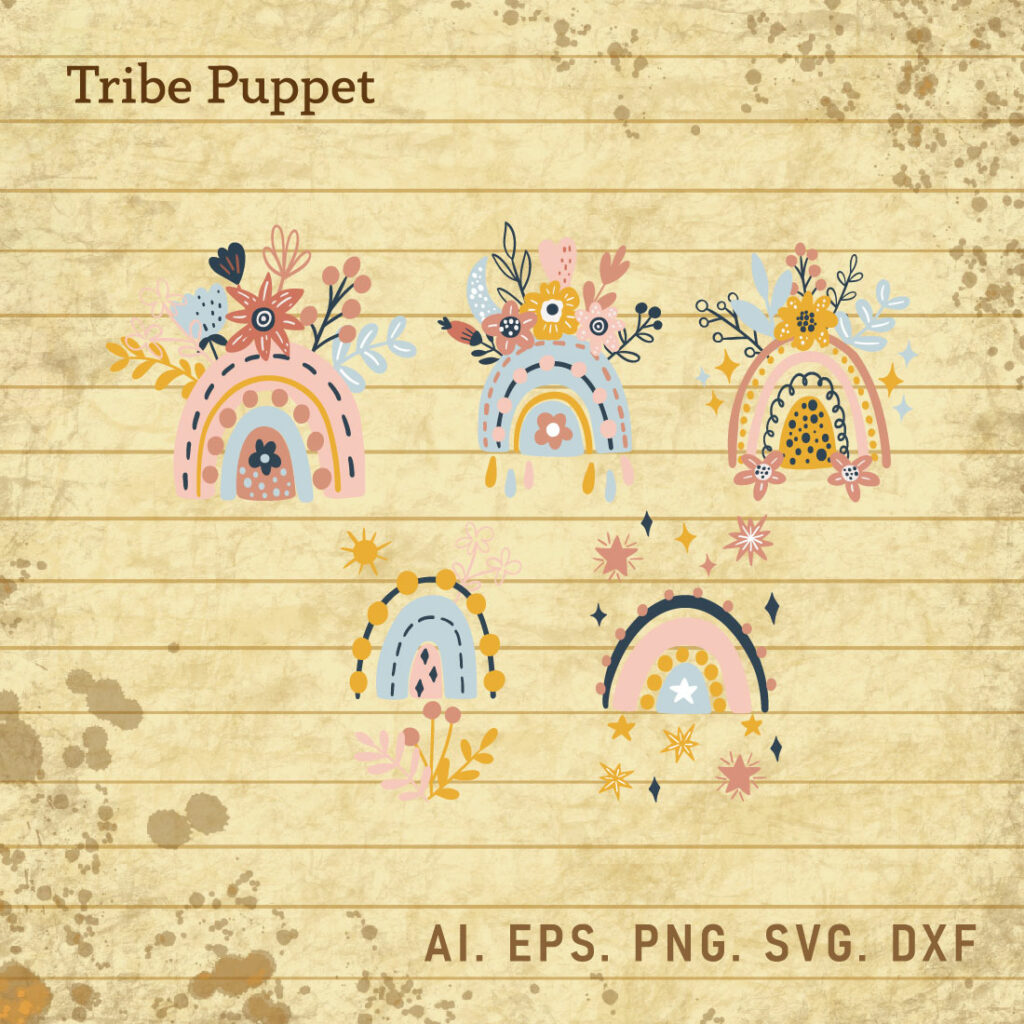 Boho Rainbow 02 - MasterBundles