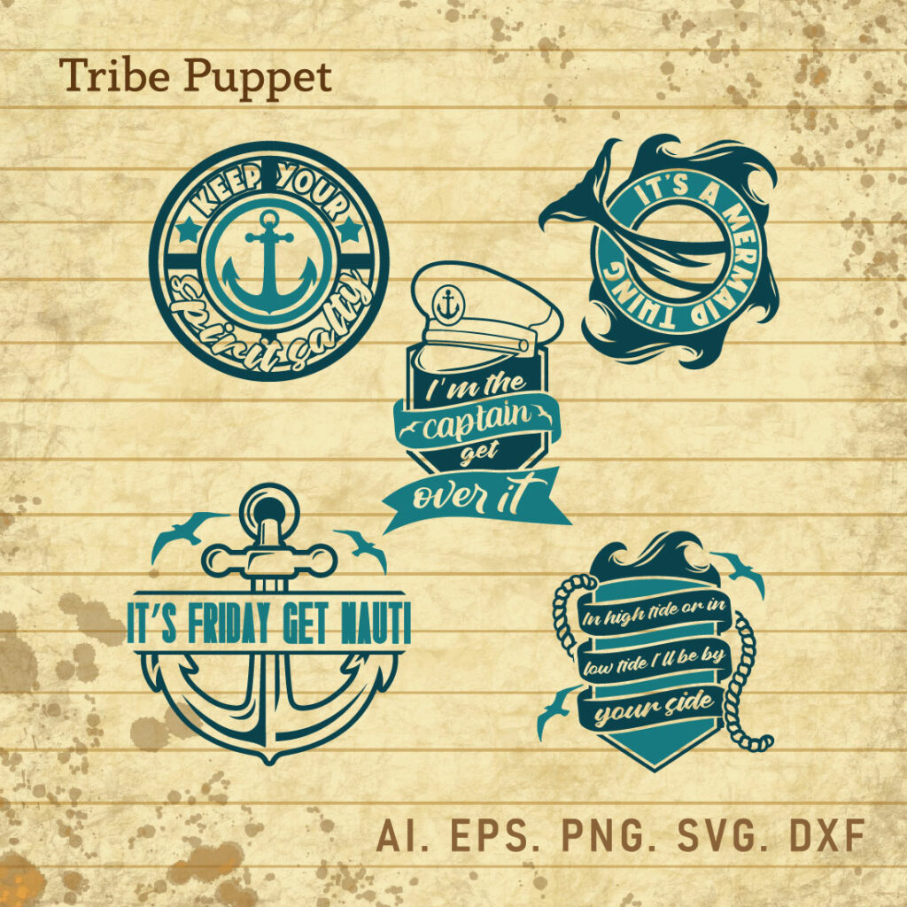 Nautical Typography 03 - MasterBundles