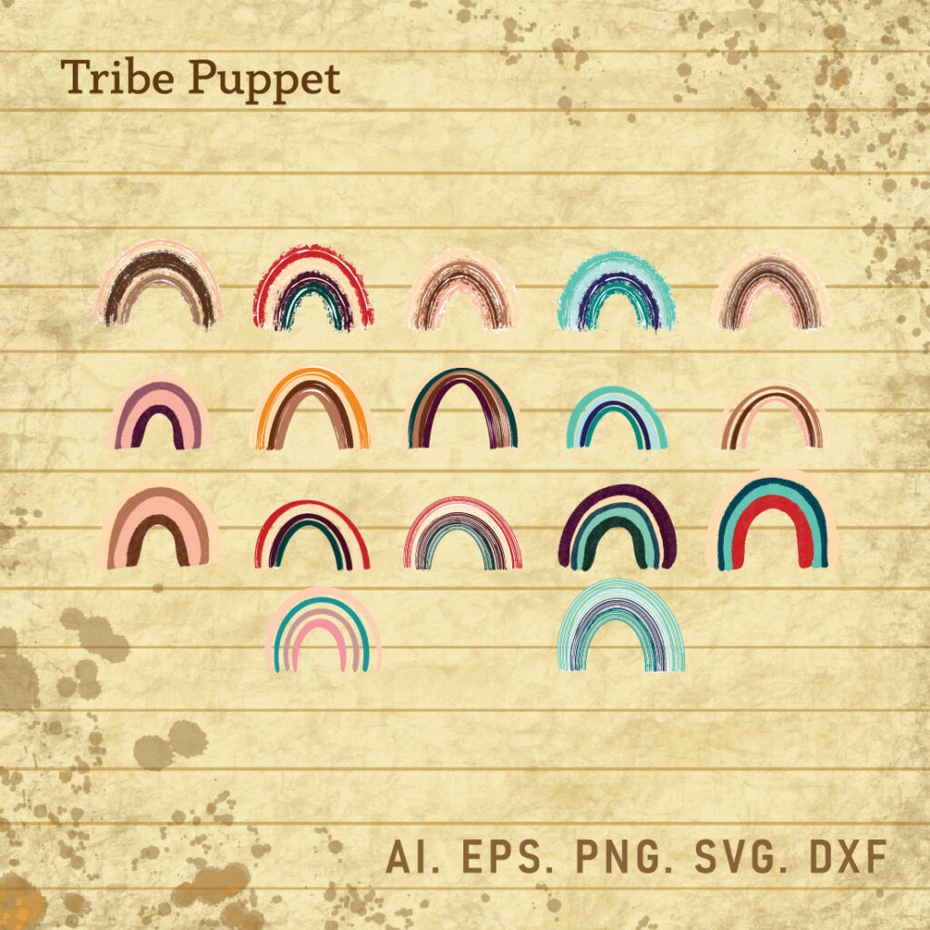 Boho Rainbow - MasterBundles