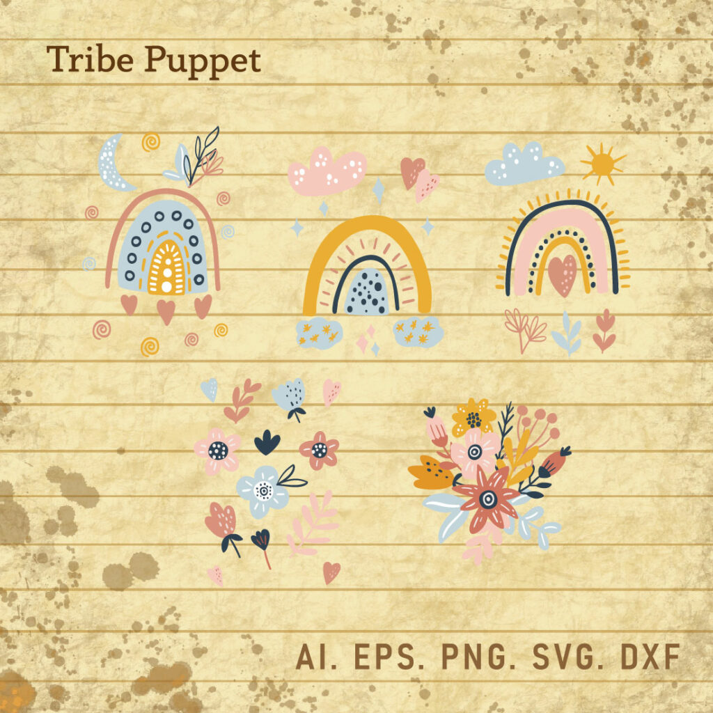 Boho Rainbow 03 - MasterBundles