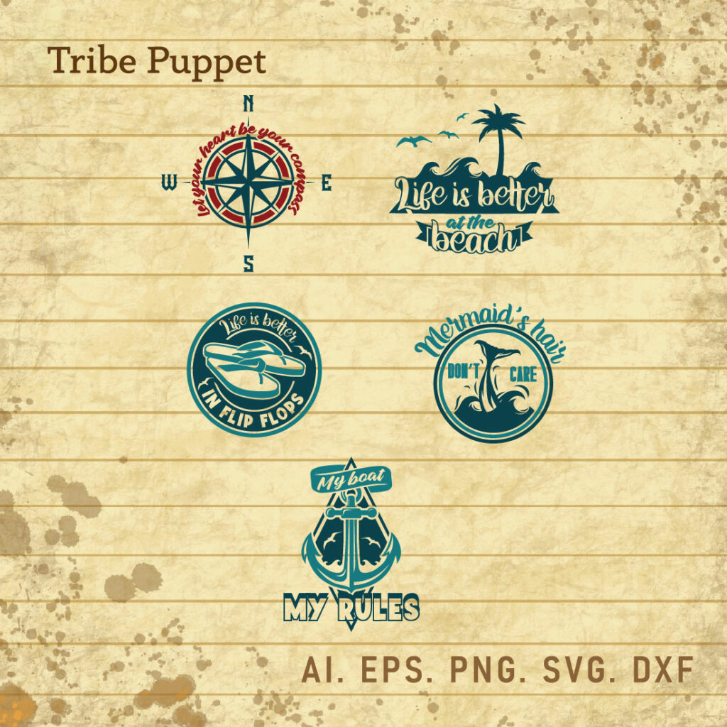 Nautical Typography 04 - MasterBundles