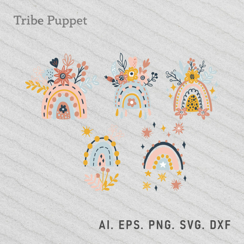 Boho Rainbow 02 - MasterBundles