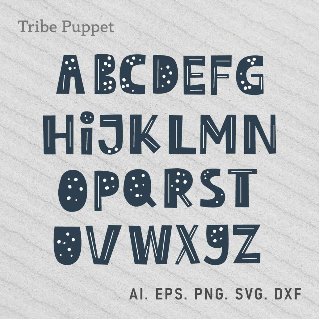 Boho Alphabet - MasterBundles