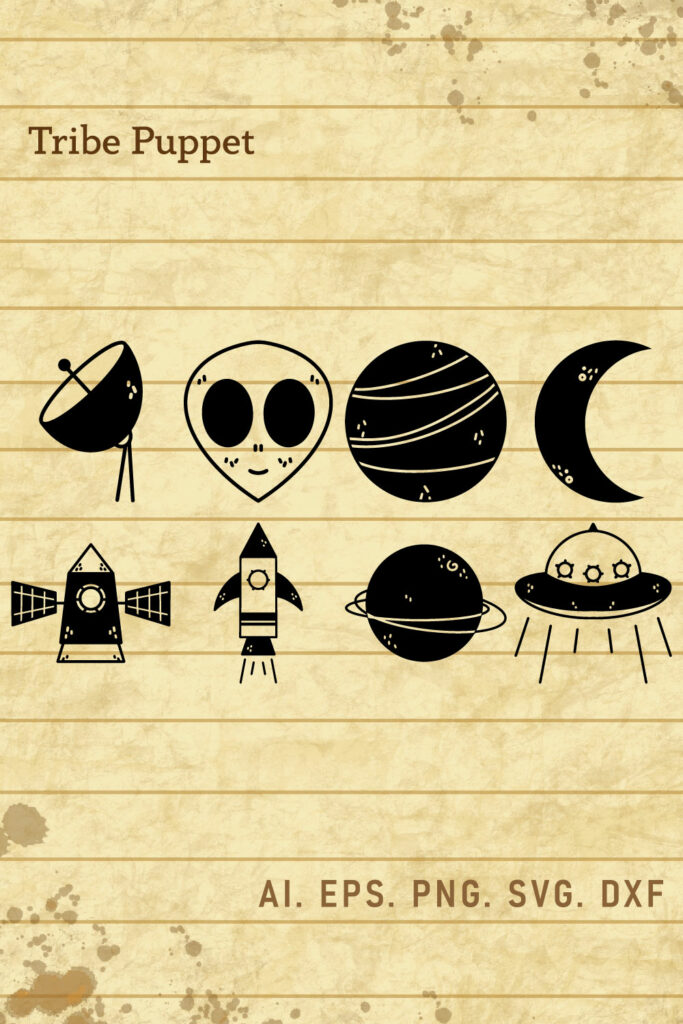 Space Alien Set - MasterBundles