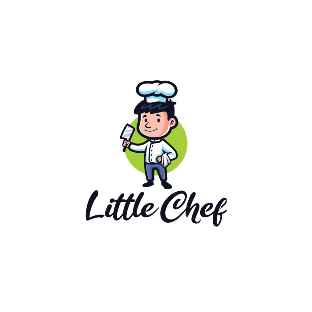 Little Chef Character LogoDesign - MasterBundles