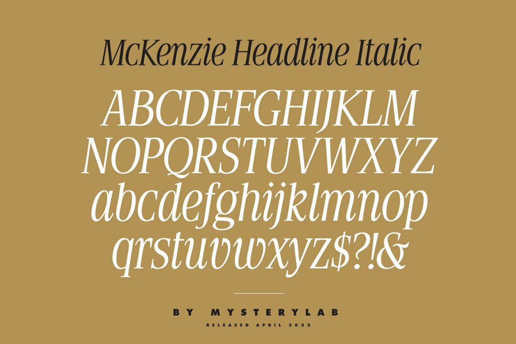 McKenzie Headline Nineties Font – MasterBundles