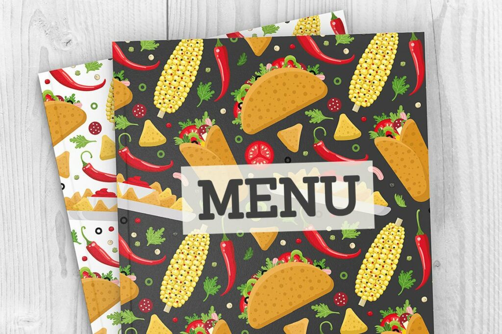 Mexican food set and patterns – MasterBundles