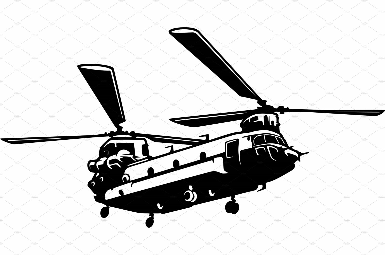 Military Helicopter detailed – MasterBundles
