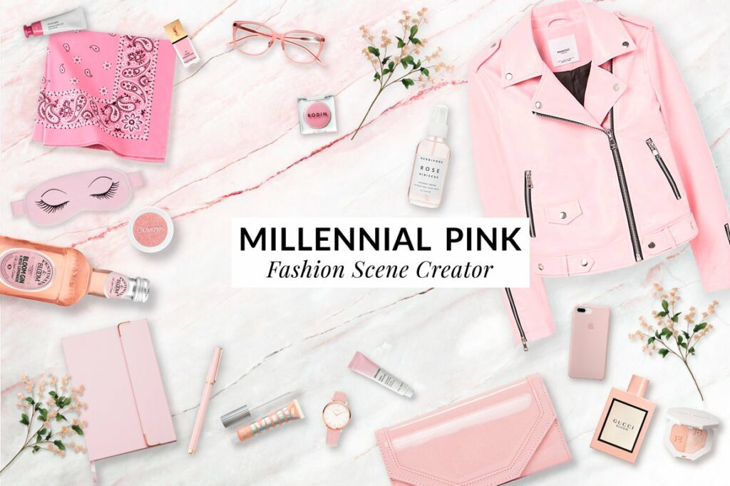 Millennial pink custom scene creator – MasterBundles