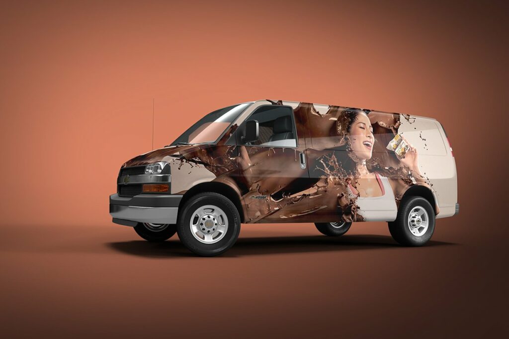 Mini Van Mock-up – MasterBundles