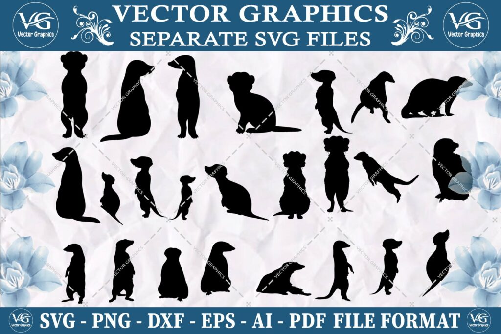 Meerkat SVG vector design bundle – MasterBundles