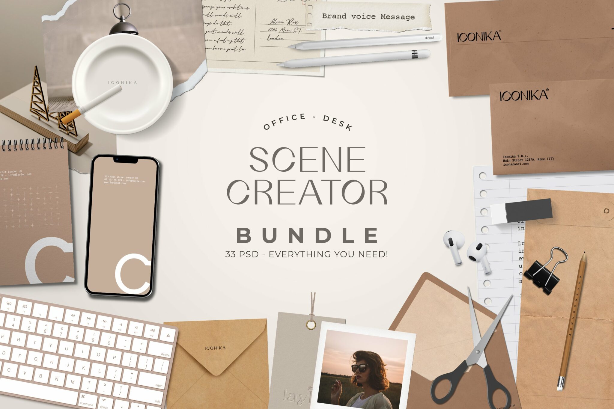 The Desk Scene Creator Bundle – MasterBundles