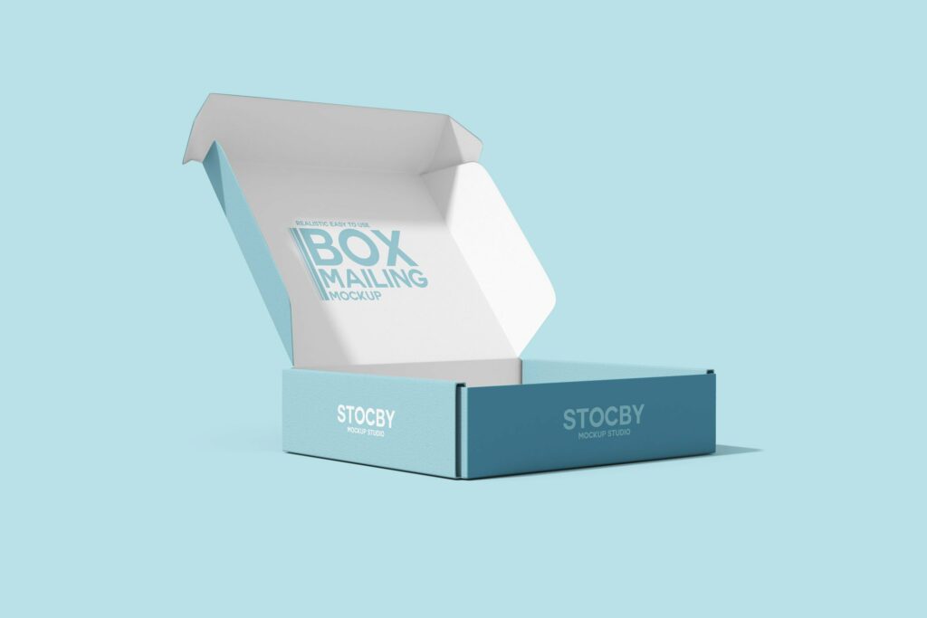 Mailing Box Mockup Set – MasterBundles
