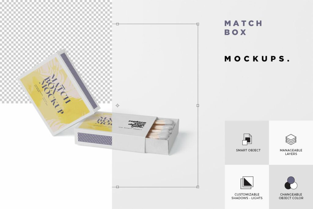 Match Box Mock-Up – MasterBundles