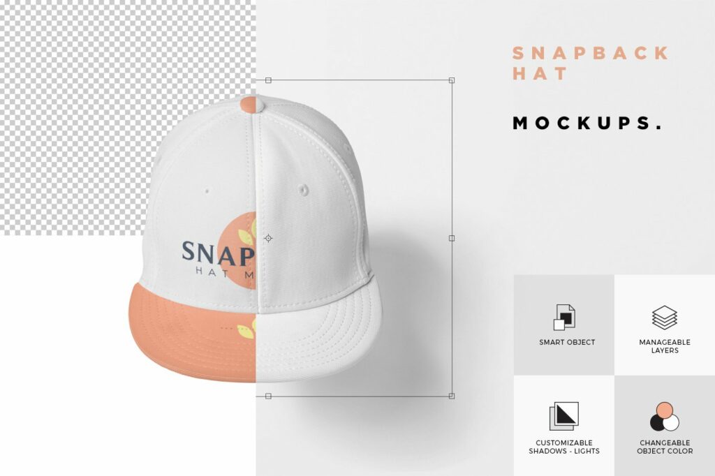 Snapback Mockups – MasterBundles