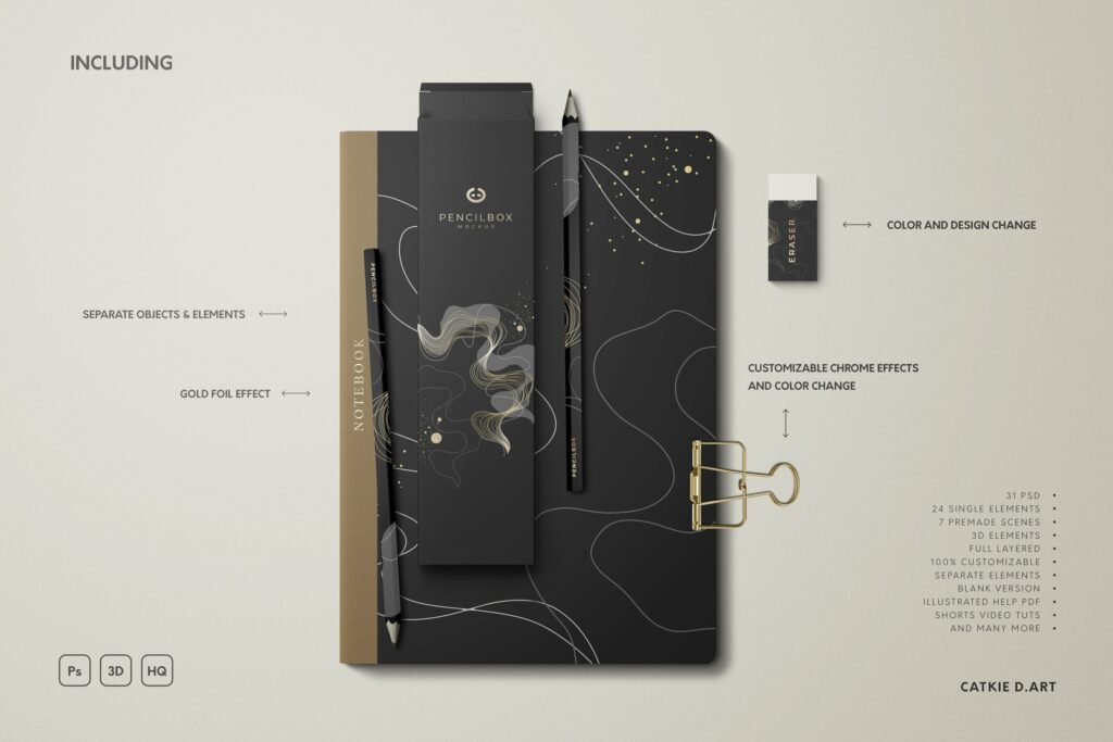 Stationery School Mockup Kit – MasterBundles