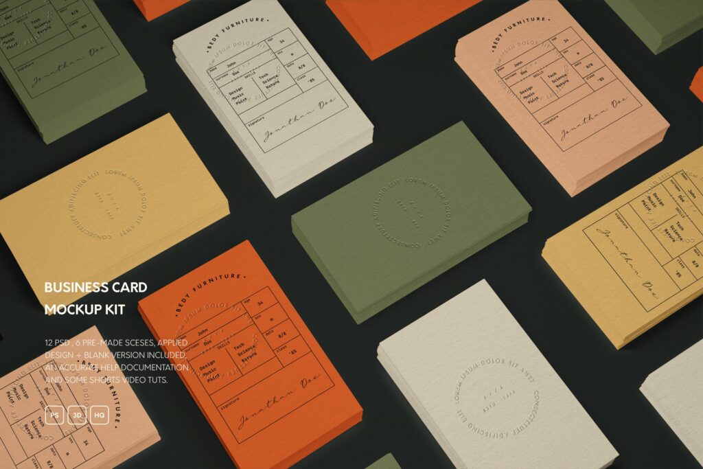Business Card Mockup Bundle – MasterBundles