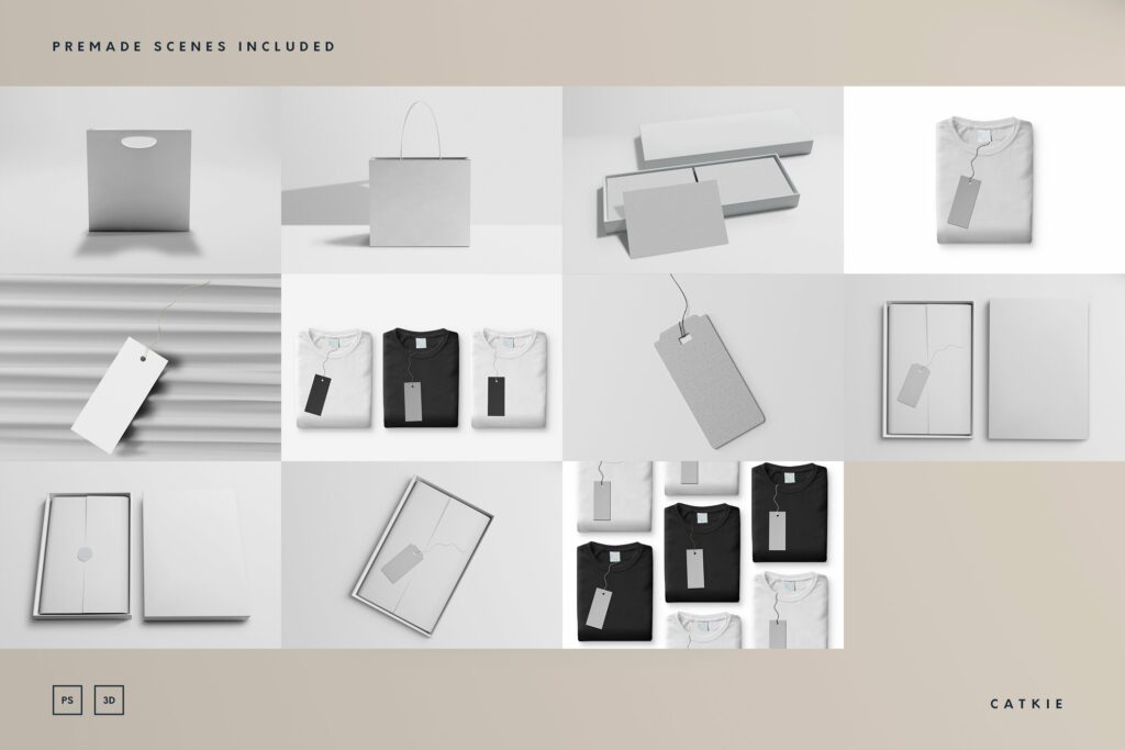 Apparel Brand Mockup Kit – MasterBundles